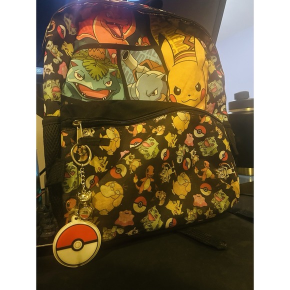 Bioworld | Accessories | Nintendo Pokemon Backpack Black Multi Bioworld ...